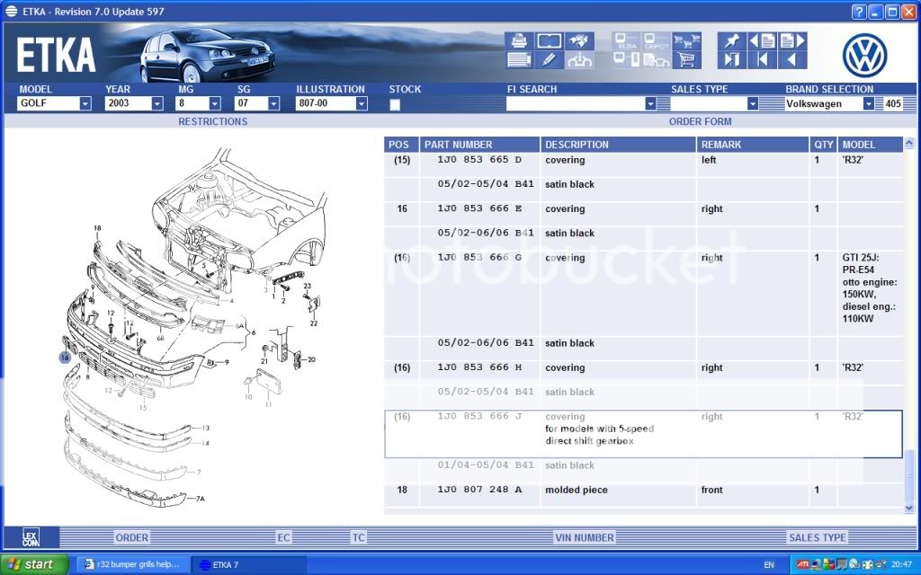 ?? regarding the front bumper grills | VW Golf R32 Forum