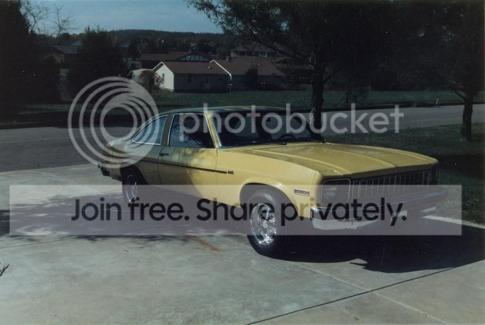 Yellow 1976 nova custom with 4 speed | Chevy Nova Forum